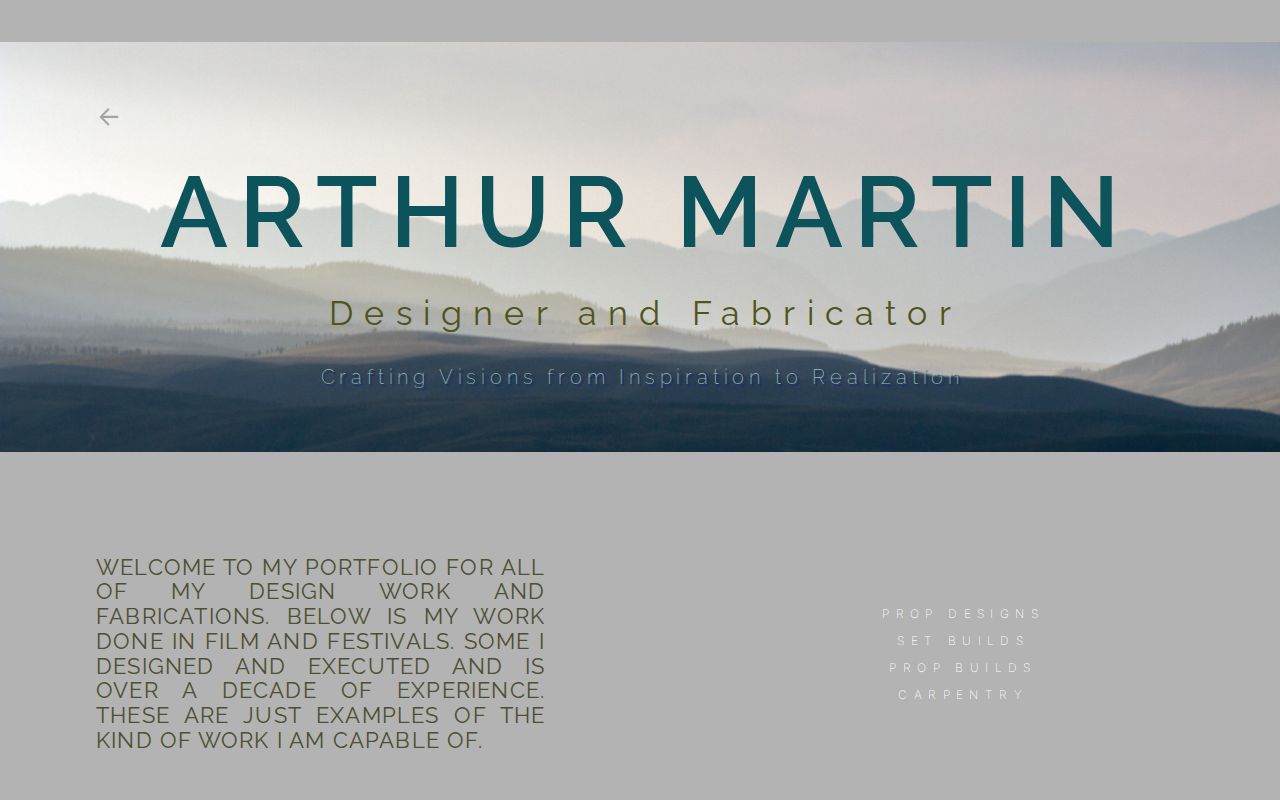 Arthur Martin Designer / Fabricator / Artist